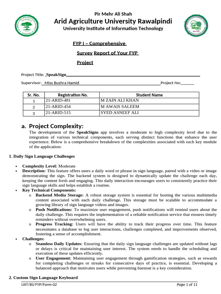 Fyp | PDF | Augmented Reality | Android (Operating System)