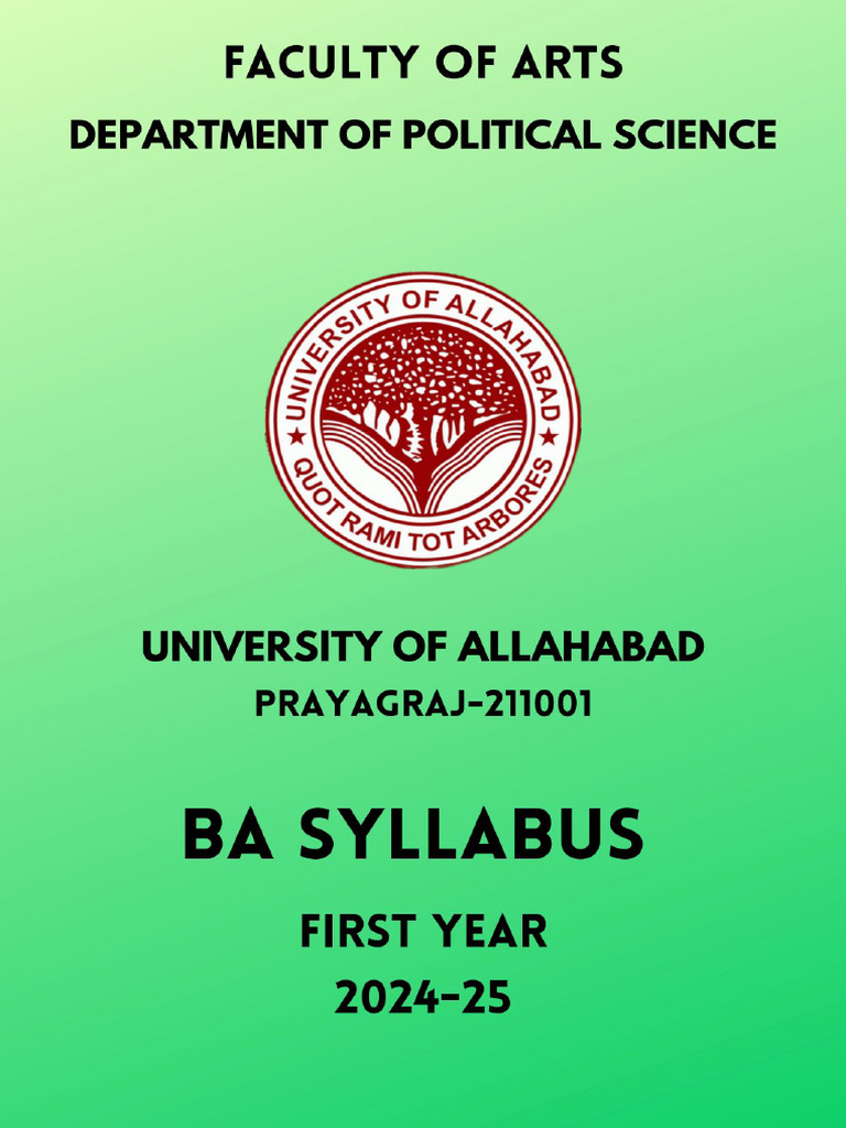 BA First Year 2024 | PDF