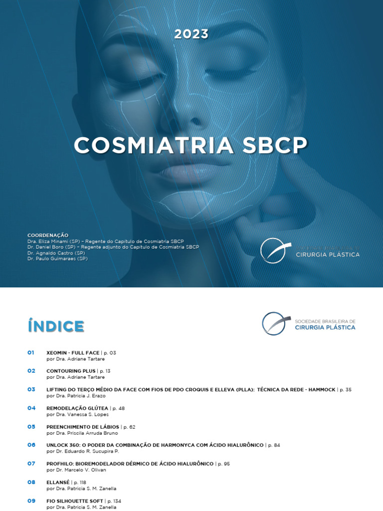 Curso de Cosmiatria SBCP 2023 | PDF