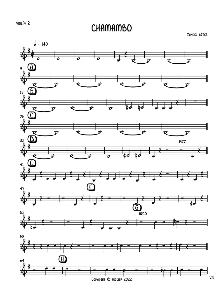 Chamambo Violin 2 | PDF
