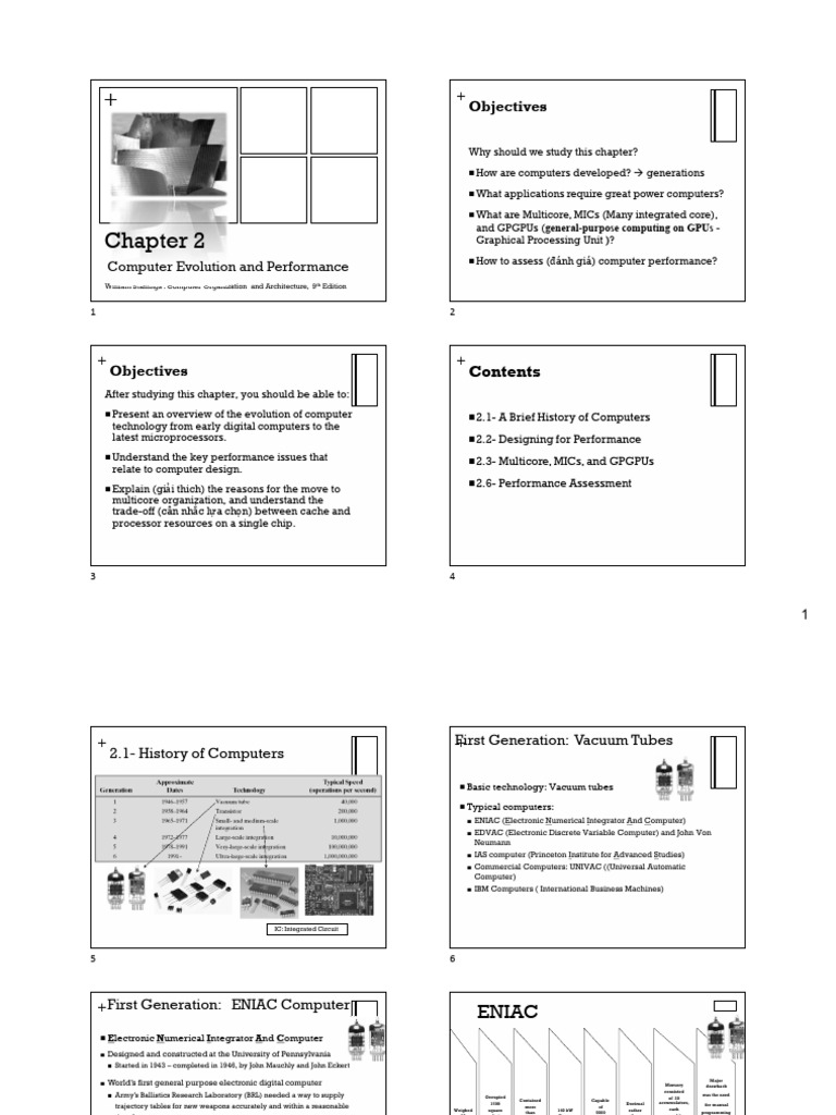 CH02-Computer Evolution And Performace | PDF | Central Processing Unit | Multi Core Processor