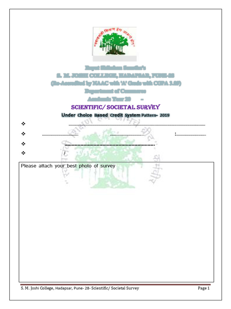 Social Survey 2024-25 | PDF