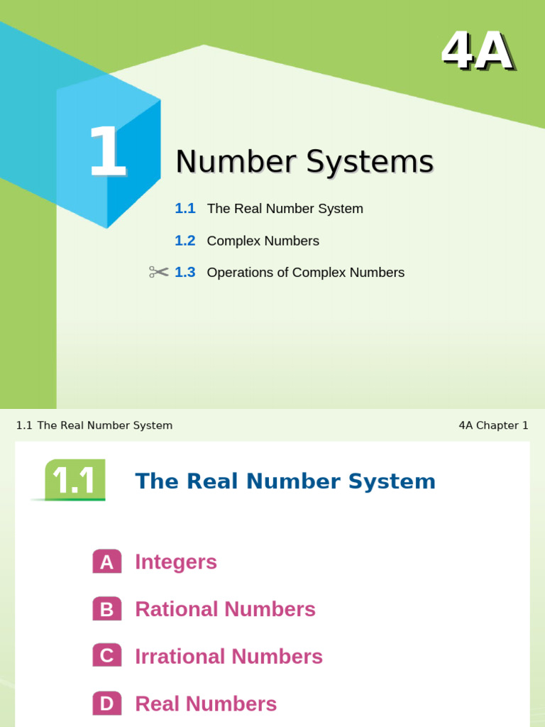 NCM(2nd)PPT4A01_e | PDF | Numbers | Real Number