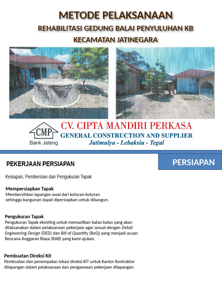 Metode Pelaksanaan KB Jatinegara | PDF