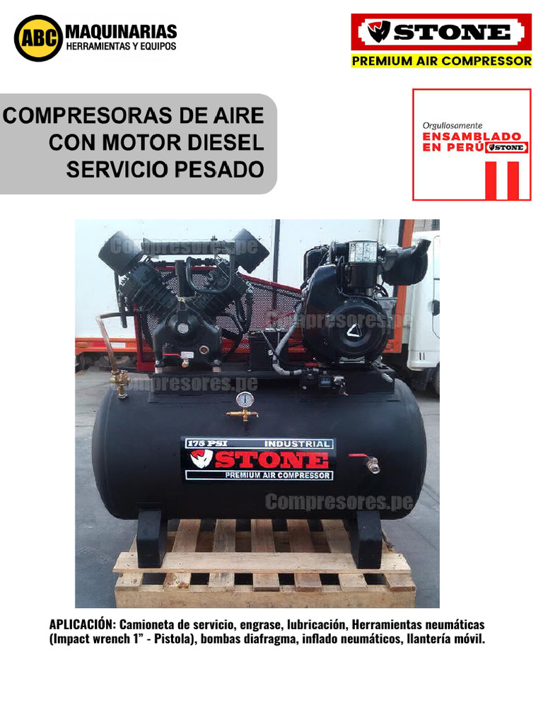Compresores Diesel Camion Lubricador | PDF | Tanques | Motores