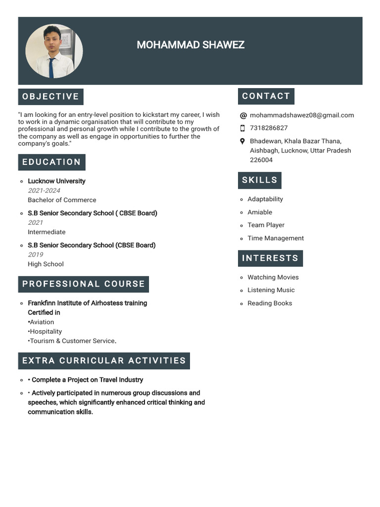 Entry-Level Career Objective and Skills | PDF