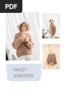 Halibut Sweater | PDF | Gauge (Knitting) | Knitting