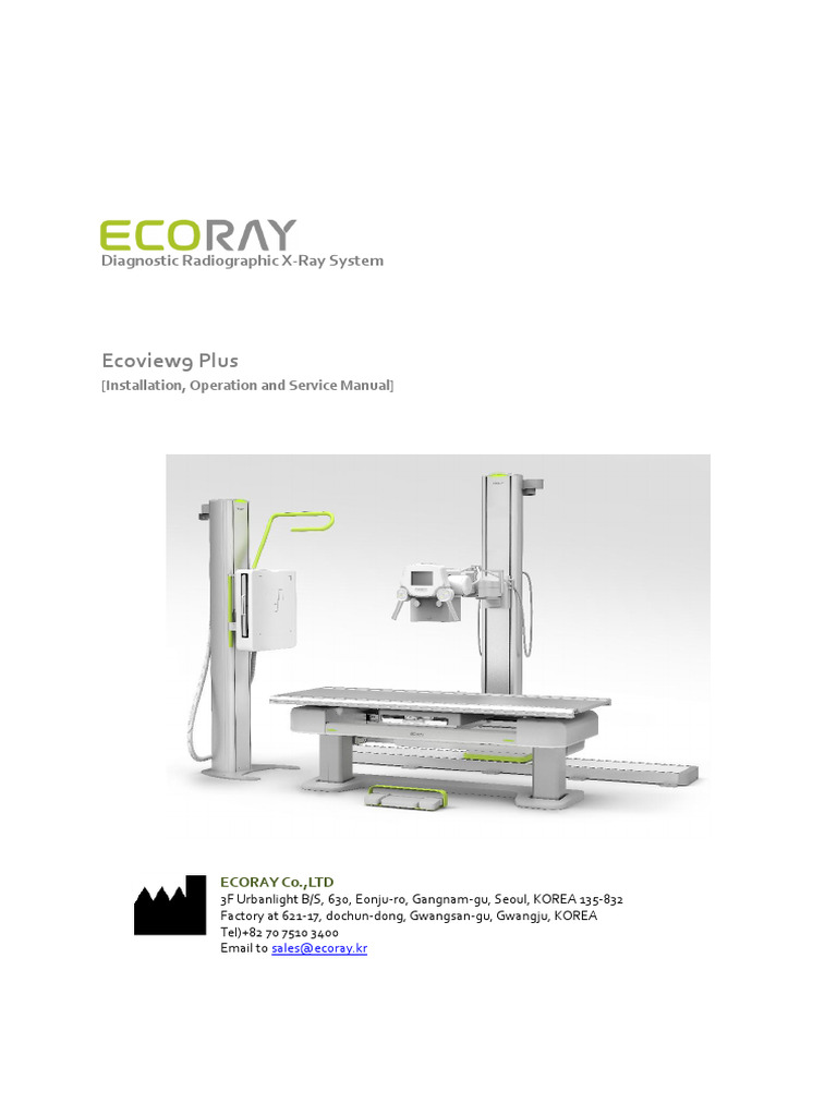 [ Manual ] Ecoview9plus | PDF | Vacuum Tube | X Ray