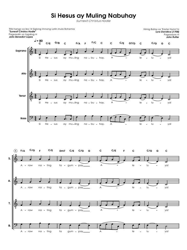 Si Hesus Ay Muling Nabuhayv2 | PDF