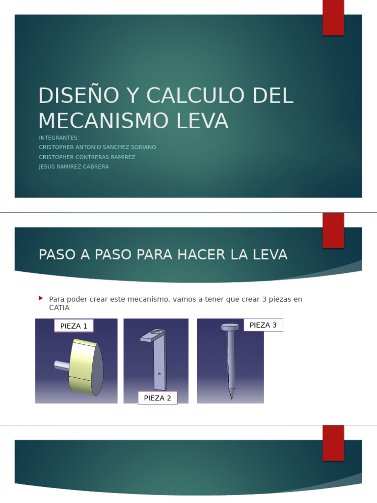 Diseño Y Cálculo De Mecanismo Leva En Catia Pdf