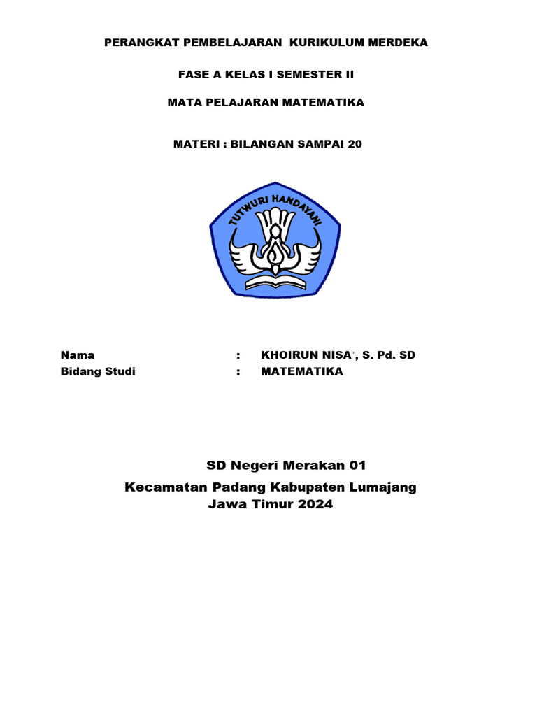 Modul Ajar Khoirun Nisa 2498014068 | PDF