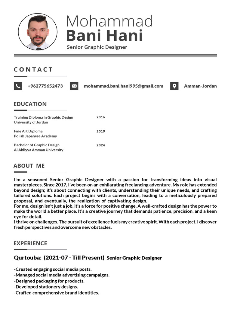 Mohammad Bani Hani 2 | PDF | Graphic Design | Brand