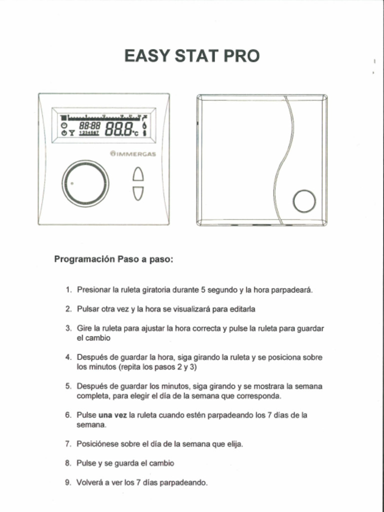 Instrucciones EASY STAT PRO | PDF