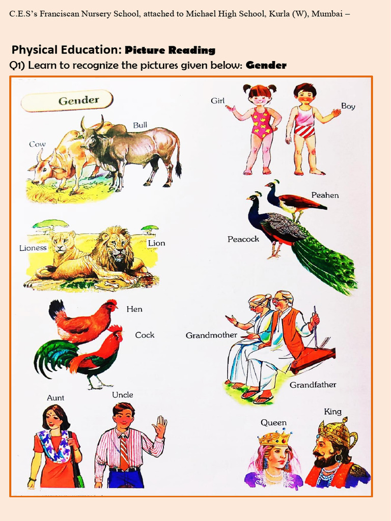 Sn KG Physical Education Worksheet 2 | PDF