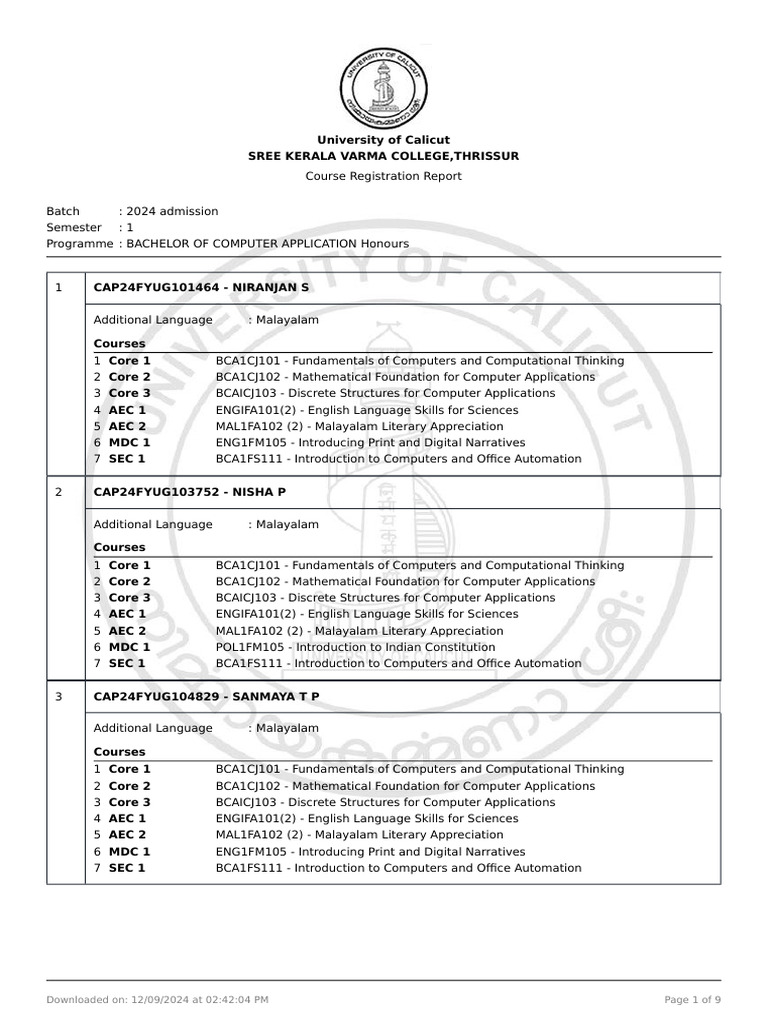 BCA | PDF | Languages Of India | Linguistics