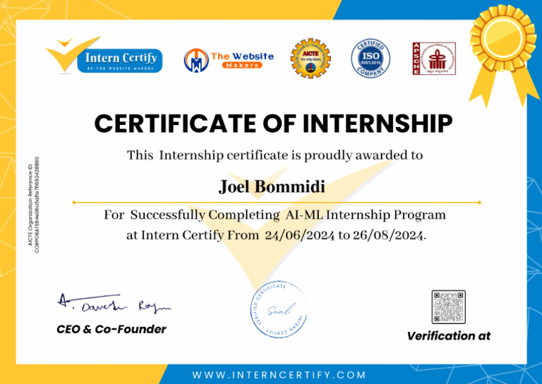 Intern Certify Certification - 20241023 - 214738 - 0000 | PDF