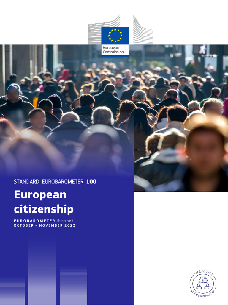 Eurobarometer Standard 100 Autumn 2023 EU Citizenship En | PDF | Economies
