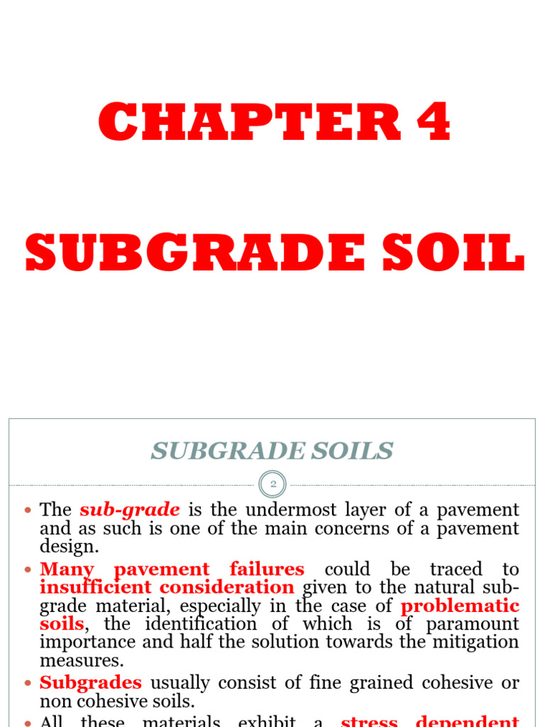 Subgrade Soil Analysis for Highways | PDF | Road | Soil