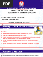 Group 2A. | PDF | Atoms | Chemical Elements