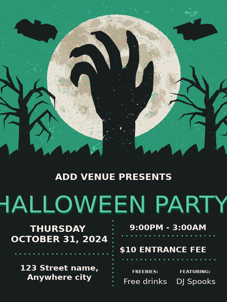 Halloween Party Invitation | PDF
