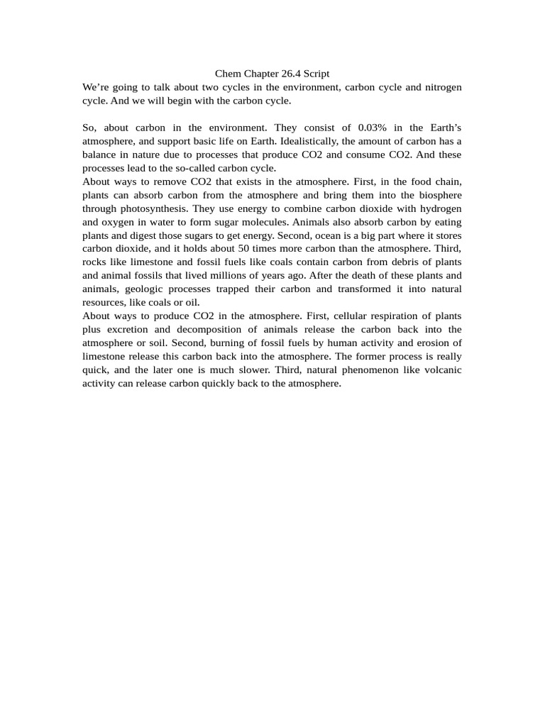 Chem Chapter 26 | PDF