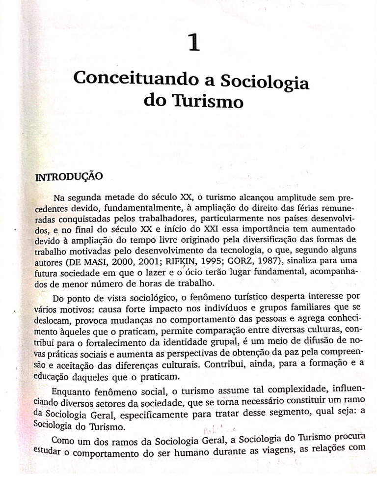 Introd_So769cio_tur_-_Dias-Cap_1 2 | PDF