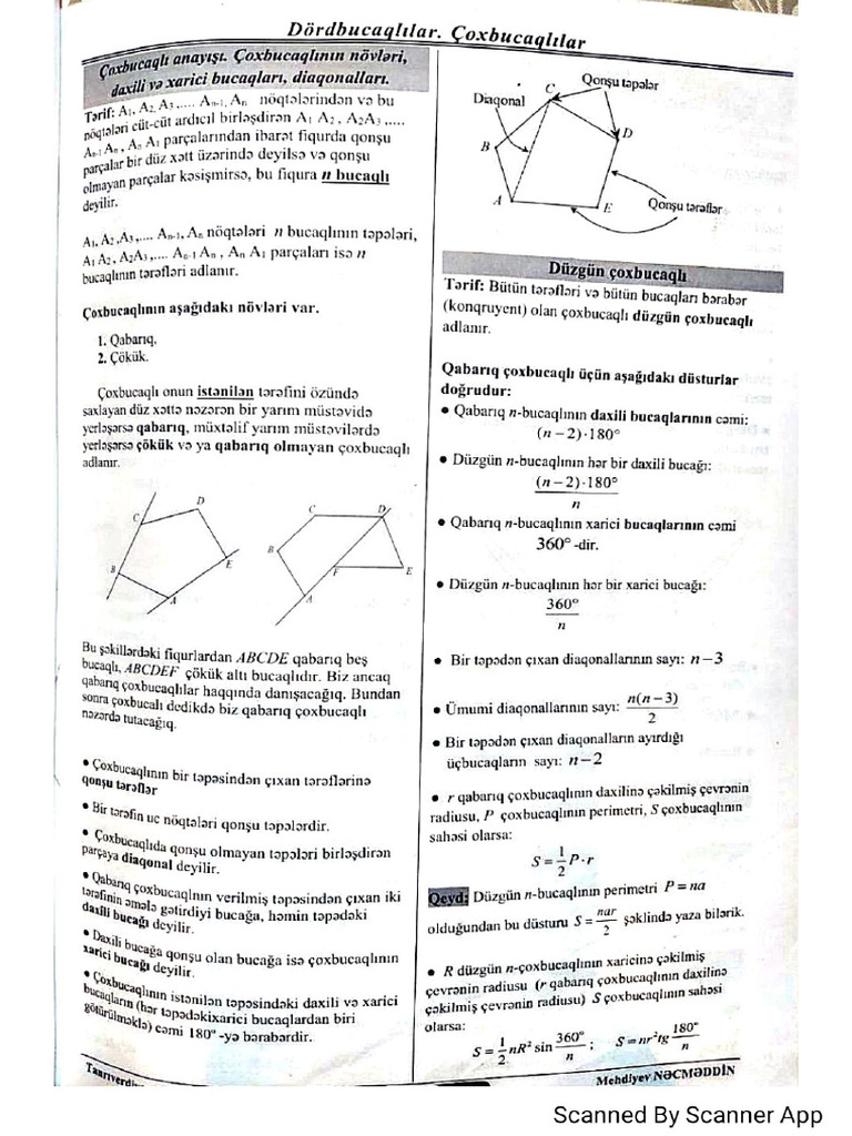 Çoxbucaqlı (Qayda) | PDF