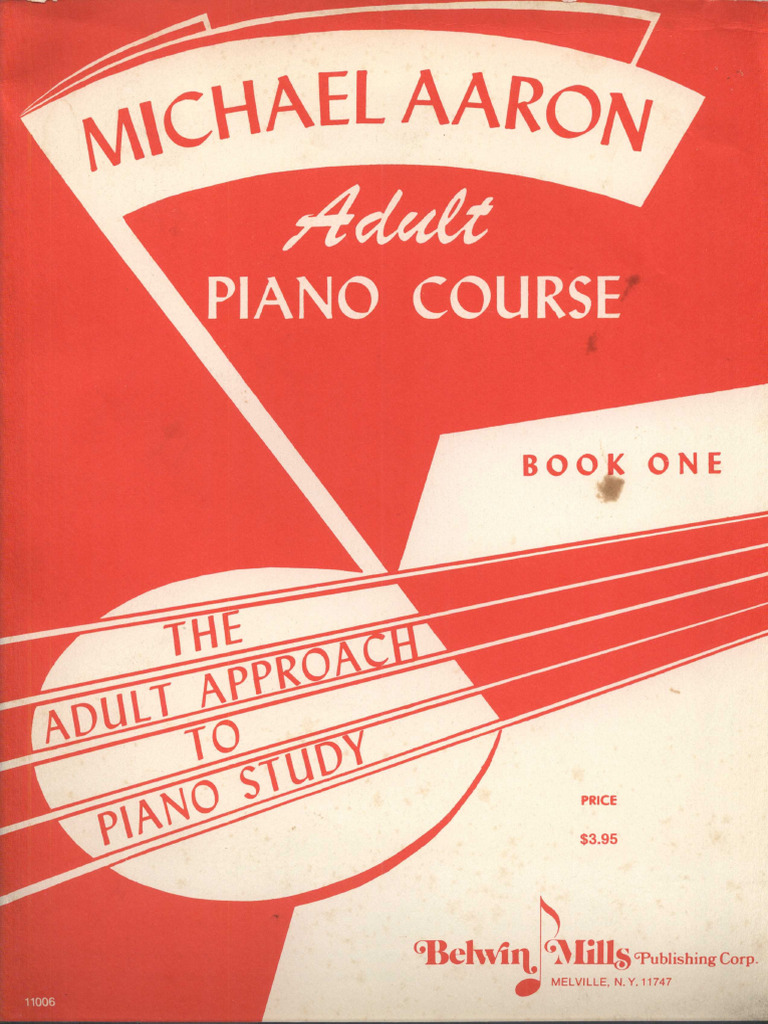 Adult Piano Course - Michael Aaron | PDF | Chord (Music) | Piano