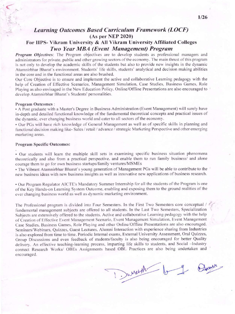 MBA Event Management | PDF | Economics | Organizational Behavior