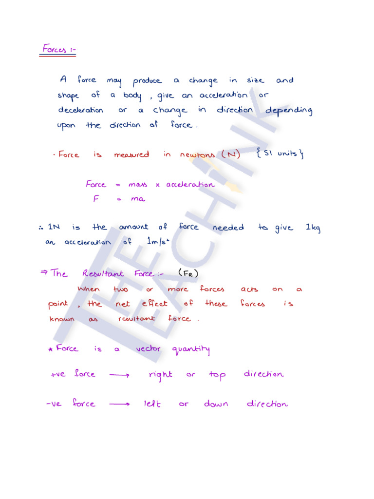 Forces (2) | PDF | Force | Acceleration