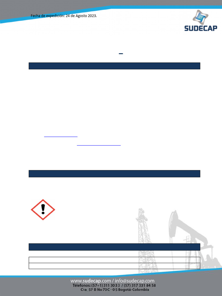 MSDS Polymer-Pac R (Sga) | PDF | Residuos | Agua