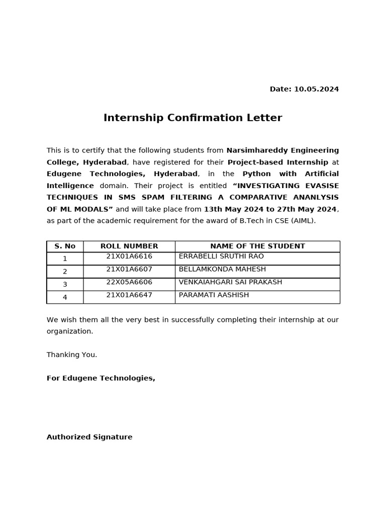 confirmation group edugene | PDF | Learning | Artificial Intelligence