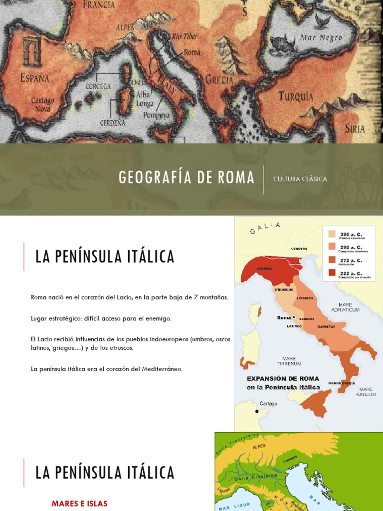 Geografía de Roma | PDF