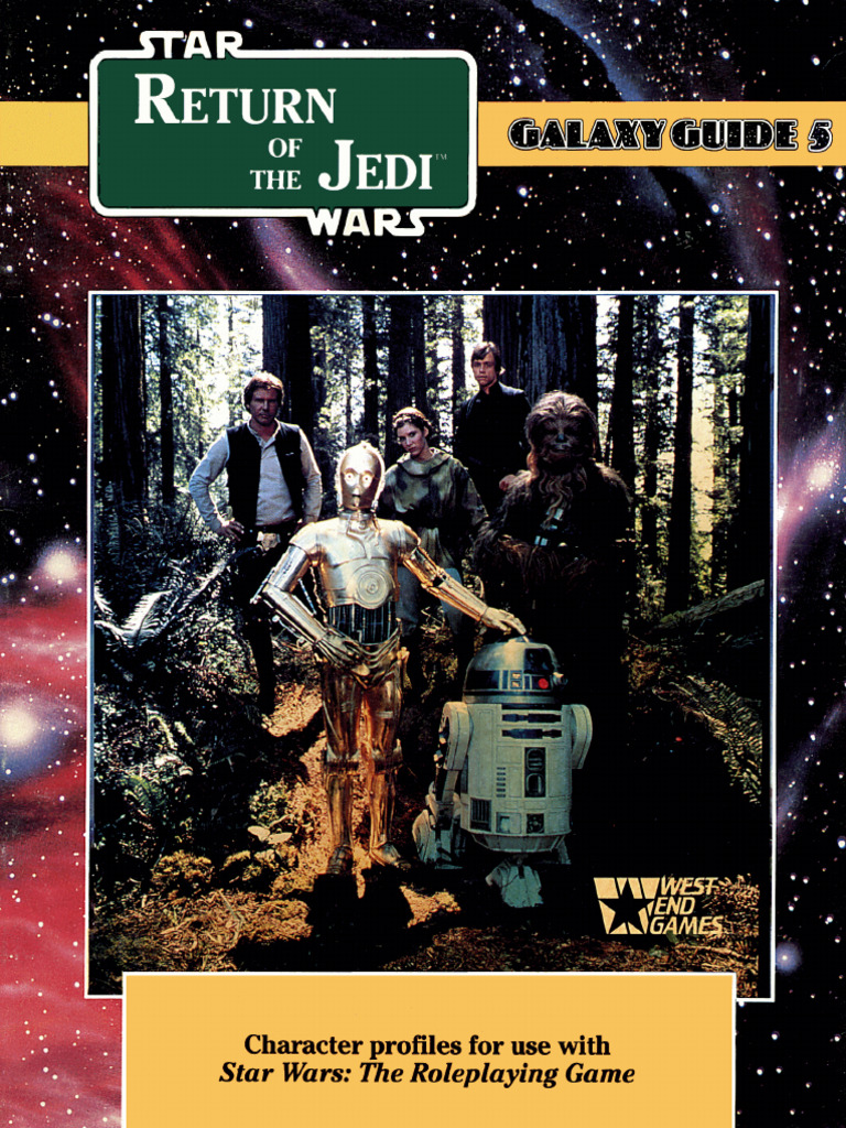 Star Wars WEG RPG (D6) - Galaxy Guide 05 (1st Ed) - Return of The Jedi ...