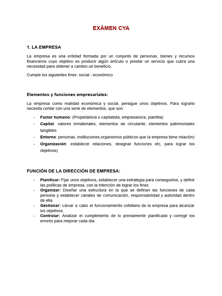 Exámen Cya | PDF | Business | Responsabilidad legal