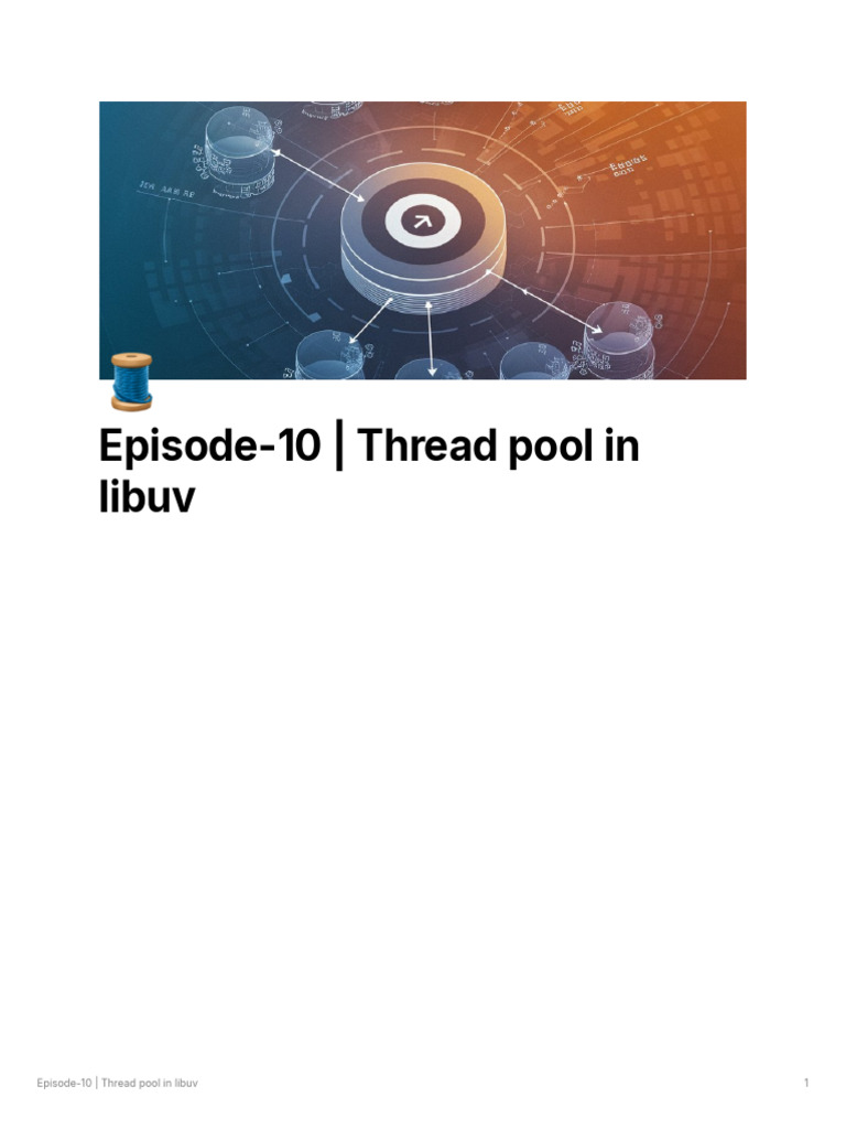 Understanding libuv Thread Pool in Node.js | PDF | Thread (Computing) | Operating System