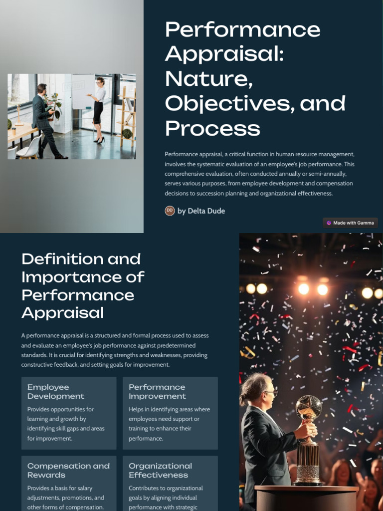 Performance Appraisal Presentation | PDF | Performance Appraisal | Business