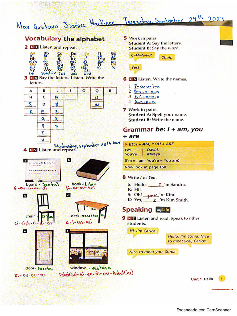 English Task 1. Life 1 | PDF
