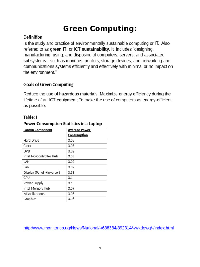 Green Computing Pdf