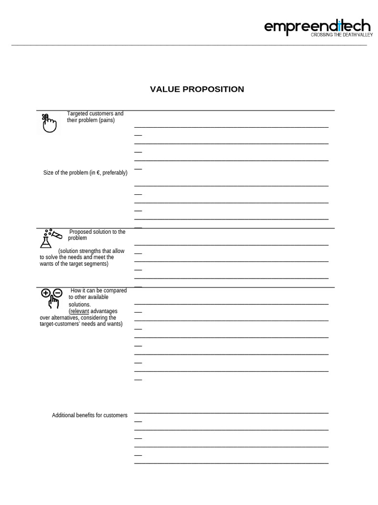 Worksheet - 4 - ValueProposition - Business Model | PDF | Business ...