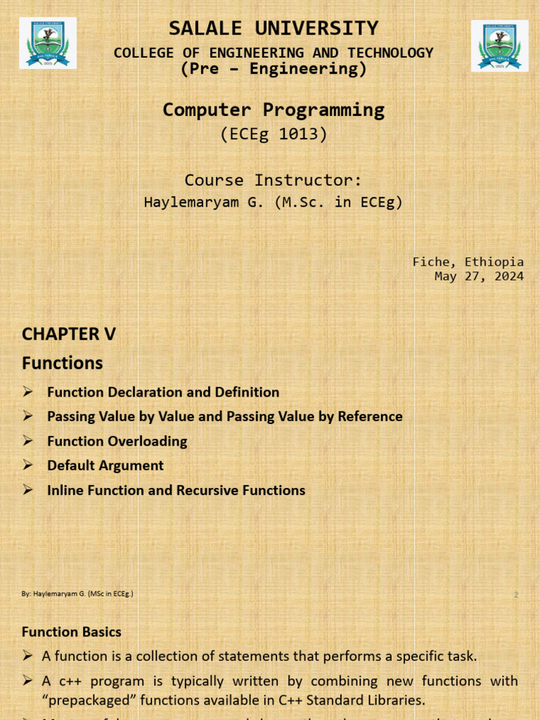 CPP CH#5 | PDF | C++ | Library (Computing)