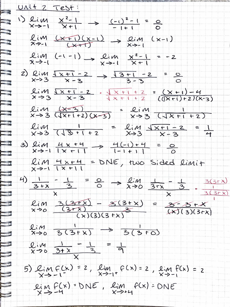 Unit 2 Test - Answer Key | PDF