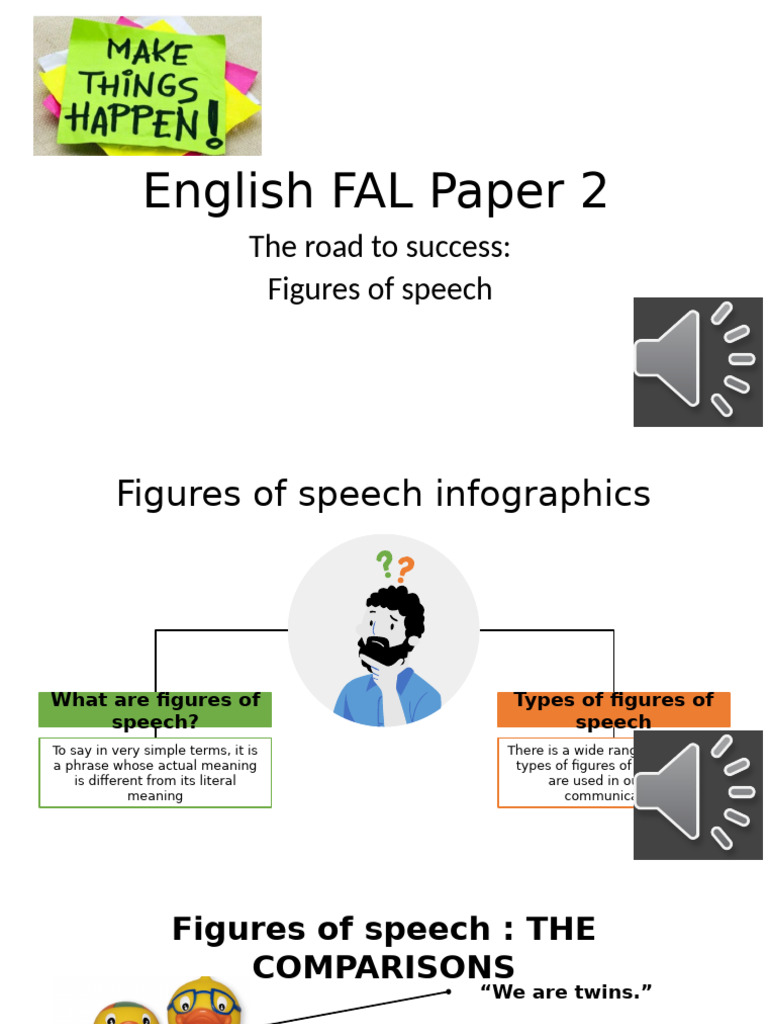 EFAL P2 Figures of Speech With Recording | PDF | Speech | Metaphor