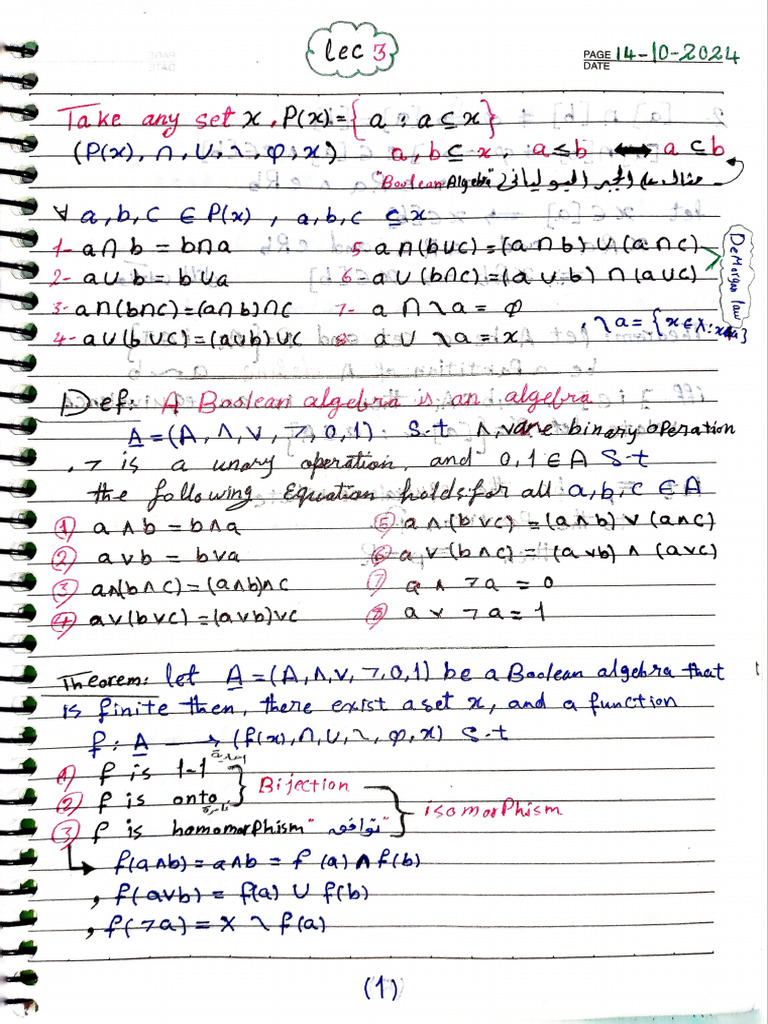 Boolean Algebra | PDF