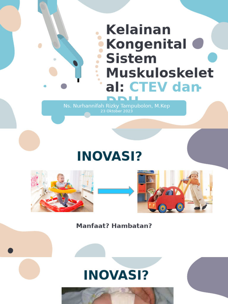 CTEV dan DDH: Kelainan Muskuloskeletal Anak | PDF