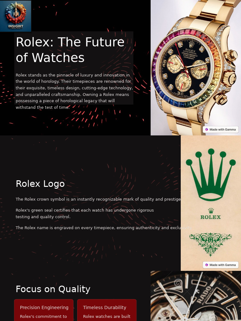 Rolex The Future of Watches | PDF