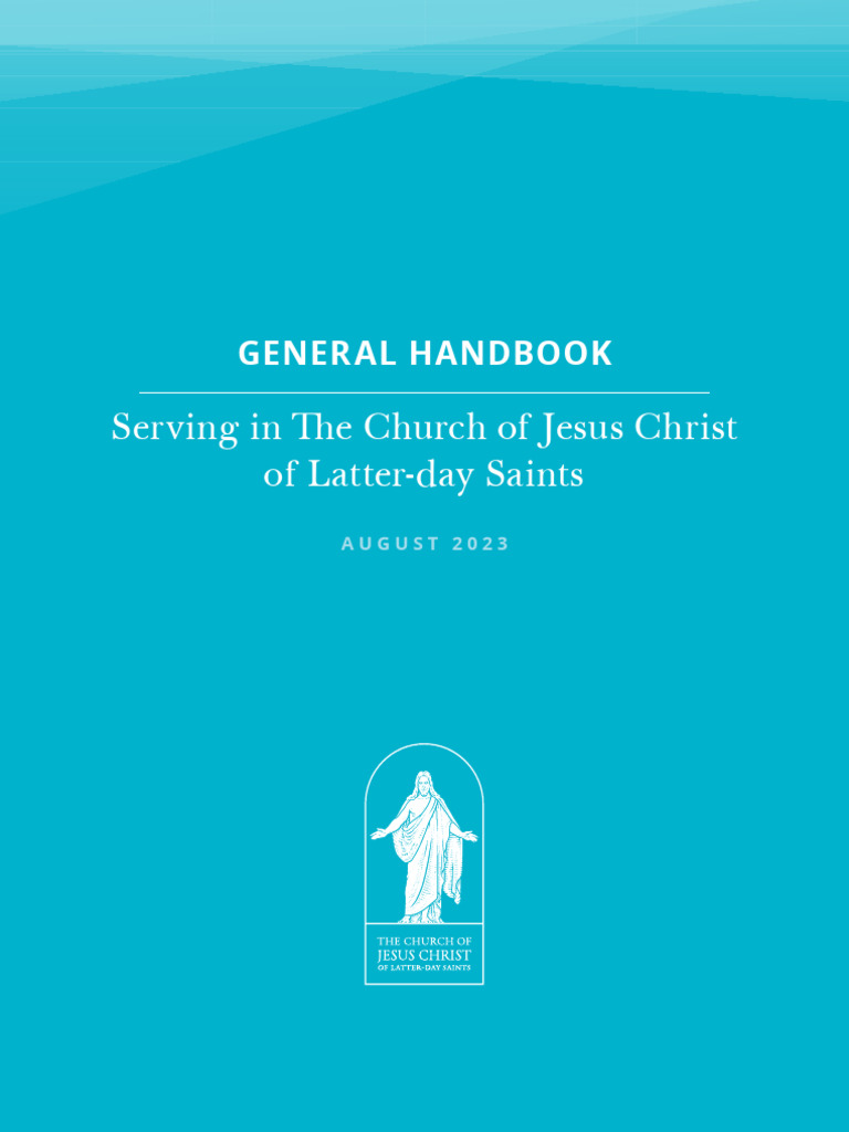 General Handbook Serving in The Church of Jesus Christ of Latter Day Saints | PDF | Sacraments ...