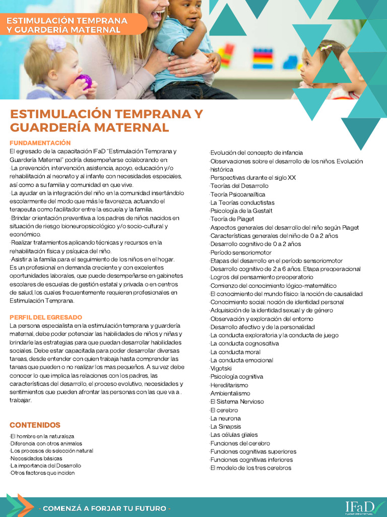 Estimulación Temprana | PDF | Sicología | Cerebro