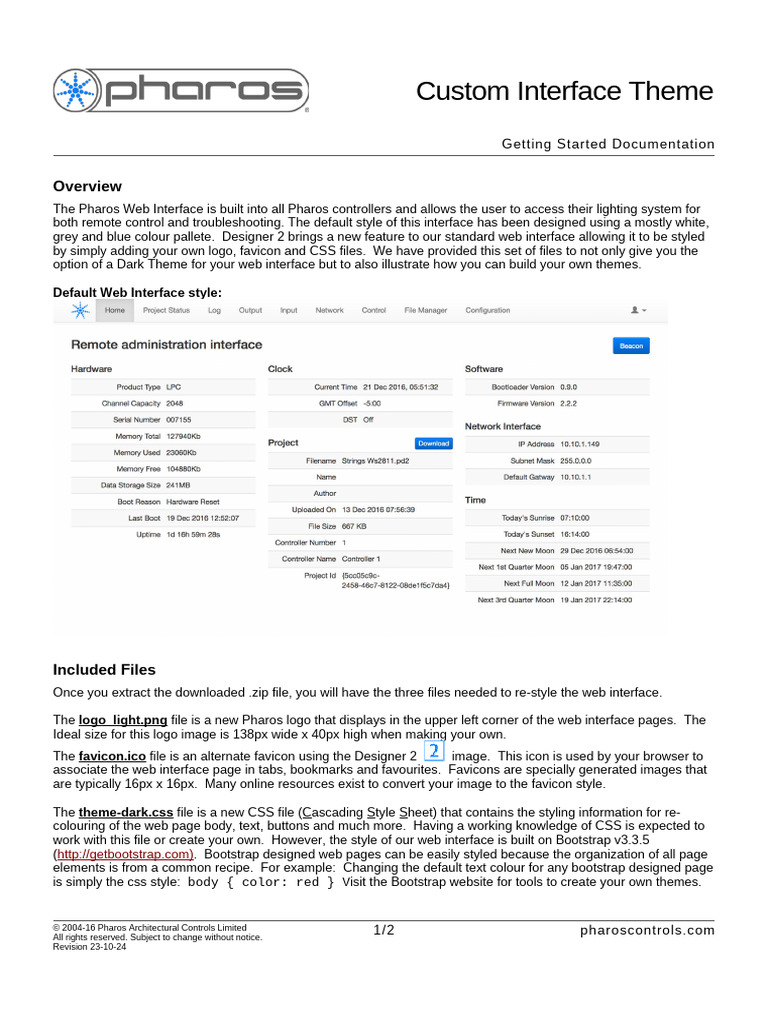 Web Interface Themes - Read Me | PDF | World Wide Web | Internet & Web