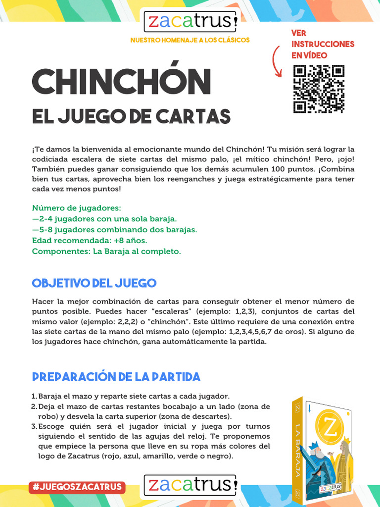 Reglas del juego de cartas Chinchón | PDF | Jugando a las cartas | Efímera